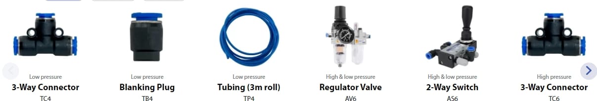 Omnitrack Pneumatic Ball Transfer Units